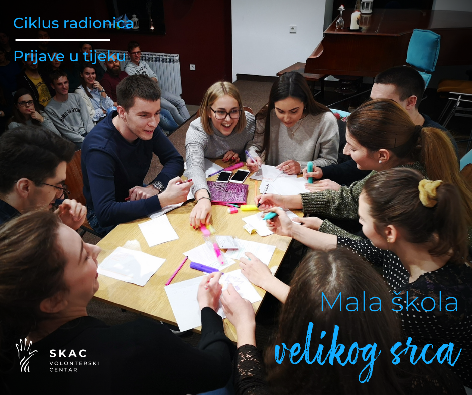 Mala škola velikog srca: ciklus radionica - SKAC